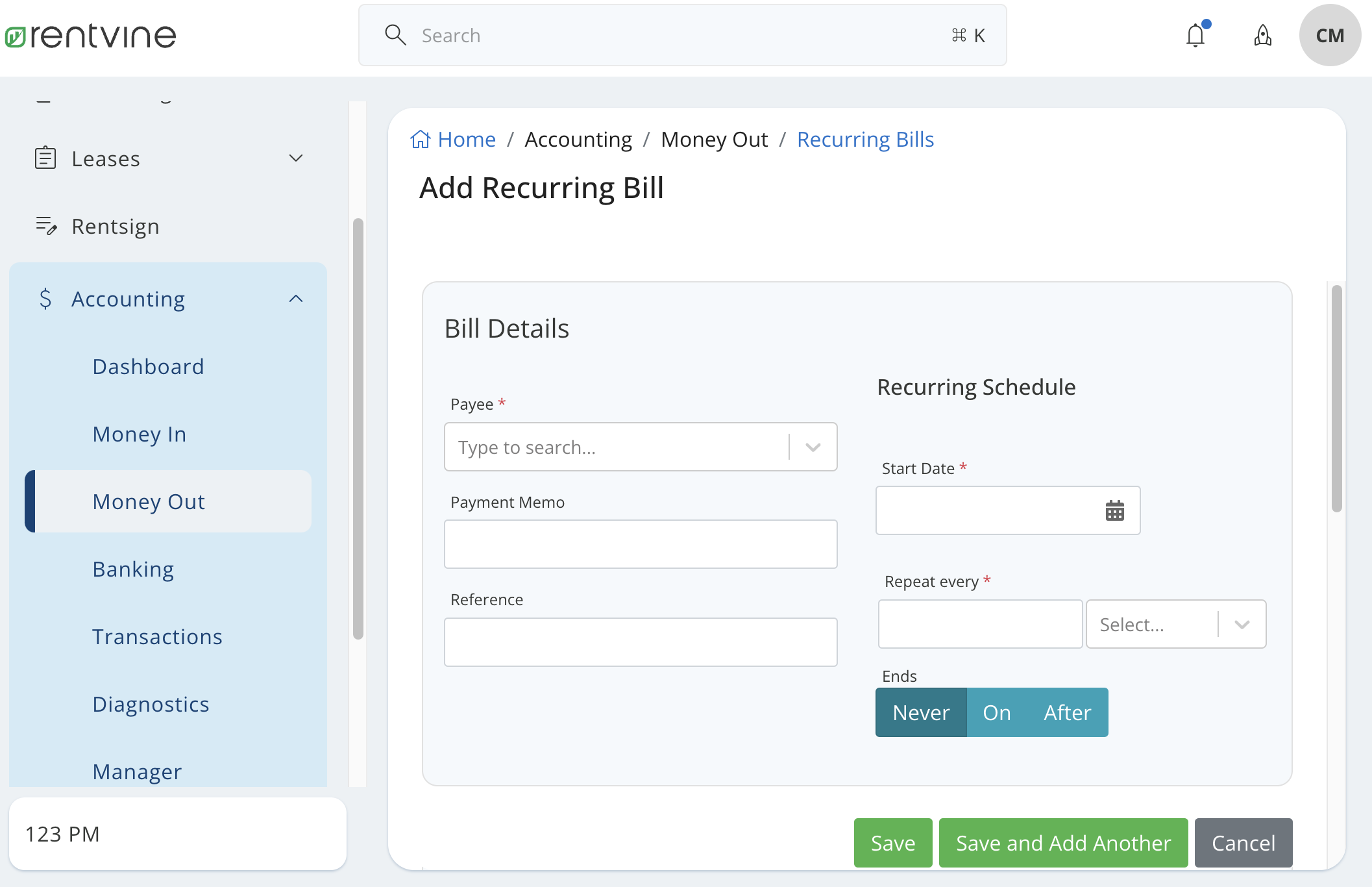How to Add/Edit a Recurring Bill